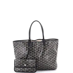 Goyard Saint Louis Tote Coated Canvas Pm