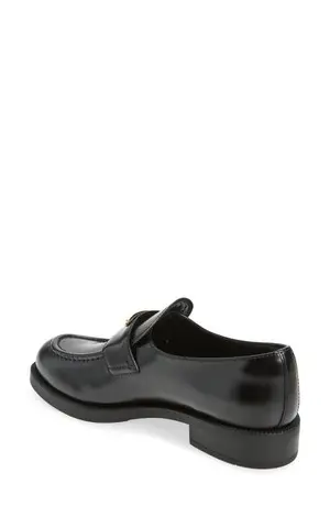 Prada Brushed Leather Loafer