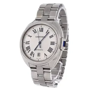 CARTIER Clé De Automatic Stainless Steel 40mm Watch