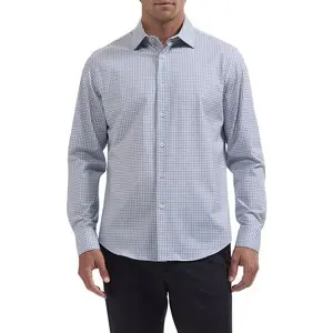 Bugatchi James Ooohcotton® Gingham Button-up Shirt - Classic Blue
