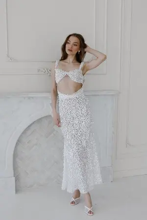 UNTAMED PETALS Remy Maxi Dress