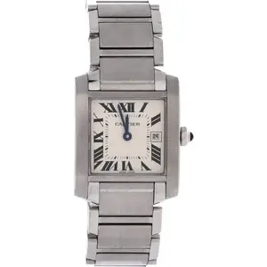 CARTIER Tank Francaise Quartz Watch Stainless Steel 25 - Metallic Silver