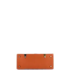 Goyard Saigon Top Handle Bag Coated Canvas With Leather Pm
