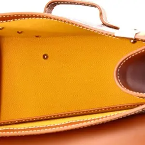 Goyard Saigon Top Handle Bag Coated Canvas With Leather Pm