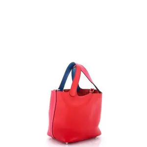 Hermès Picotin Lock Bag Tricolor Clemence Pm