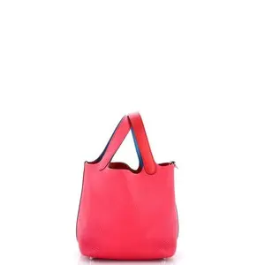 Hermès Picotin Lock Bag Tricolor Clemence Pm