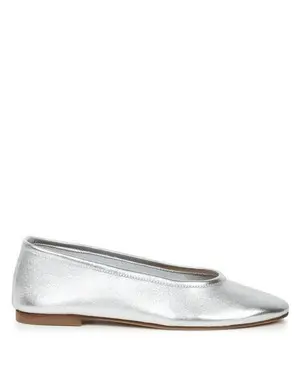 BOBBIES Ninon Ballet Flats Silver