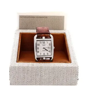 Hermès Cape Cod Automatic Watch Stainless Steel And Ostrich 29