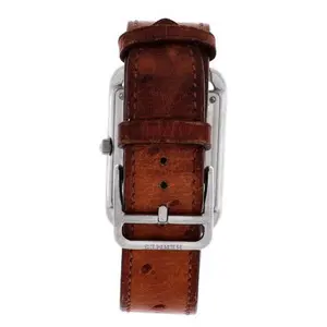Hermès Cape Cod Automatic Watch Stainless Steel And Ostrich 29