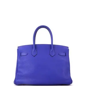 Hermès Birkin Handbag Clemence With Gold Hardware 30