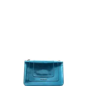 BVLGARI Serpenti Forever Shoulder Bag Metallic Leather Small