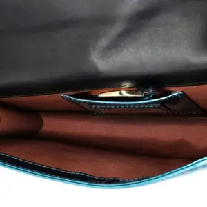 BVLGARI Serpenti Forever Shoulder Bag Metallic Leather Small