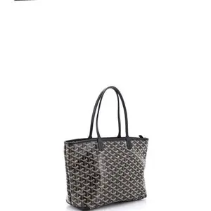 Goyard Artois Tote Coated Canvas Pm - Black