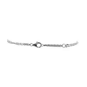 CARTIER 2 Diamonds Love Bracelet 18k White Gold With Diamonds