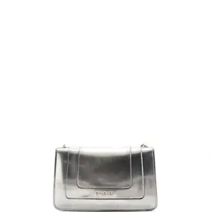 BVLGARI Serpenti Forever Shoulder Bag Metallic Leather