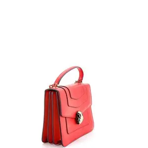 BVLGARI Serpenti Forever Top Handle Bag Leather Small