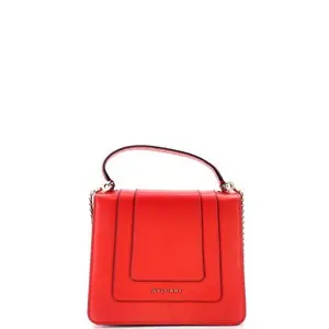 BVLGARI Serpenti Forever Top Handle Bag Leather Small