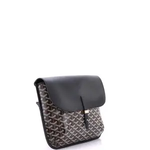 Goyard Coursier Messenger Bag Coated Canvas And Leather