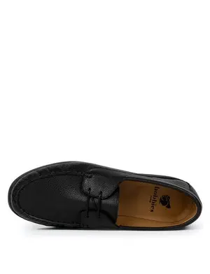 BOBBIES Miro Boat Shoes - Caviar