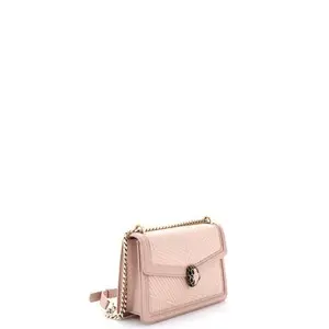 BVLGARI Serpenti Forever Shoulder Bag Quilted Leather