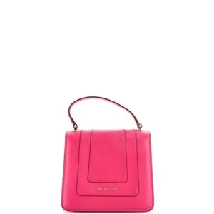 BVLGARI Serpenti Forever Top Handle Bag Leather Small