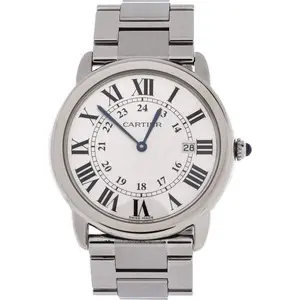 CARTIER Ronde Solo De Quartz Watch Stainless Steel 36 - Metallic Silver