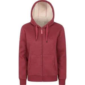 Mountain Warehouse Dalton Fleece Lined Full Zip Hoodie - Rust