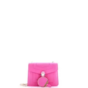 BVLGARI Serpenti Forever Square Shoulder Bag Leather Small