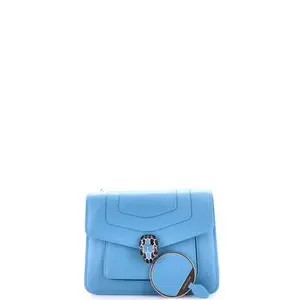 BVLGARI Serpenti Forever Square Shoulder Bag Leather Small