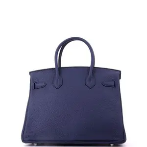 Hermès Birkin Handbag Verso Togo With Palladium Hardware 30