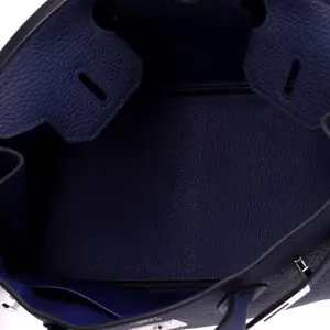 Hermès Birkin Handbag Verso Togo With Palladium Hardware 30
