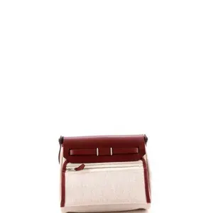 Hermès Herbag Zip Toile And Leather 20