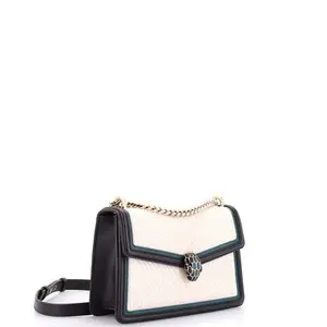 BVLGARI Serpenti Forever Shoulder Bag Quilted Leather
