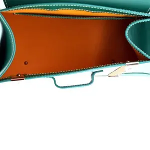 Goyard Saigon Top Handle Bag Coated Canvas With Leather Pm