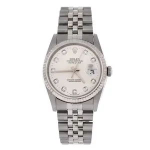 ROLEX Oyster Perpetual Datejust Watch - Metallic Silver