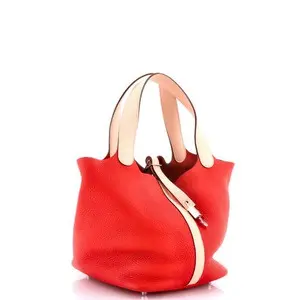 Hermès Bicolor Picotin Lock Bag Clemence With Swift Mm