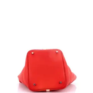 Hermès Bicolor Picotin Lock Bag Clemence With Swift Mm