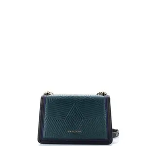 BVLGARI Serpenti Forever Shoulder Bag Quilted Leather