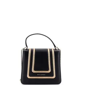BVLGARI Serpenti Forever Top Handle Bag Leather Small