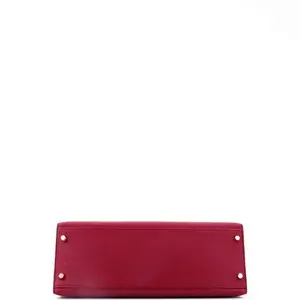 Hermès Kelly Handbag Epsom With Gold Hardware 32 - Red