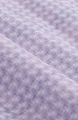 Bugatchi Miles Ooohcotton® Grid Short Sleeve Button-up Shirt