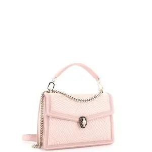 BVLGARI Serpenti Forever Shoulder Bag Quilted Leather Medium