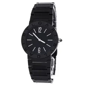 BVLGARI Quartz Watch Pvd Stainless Steel 33