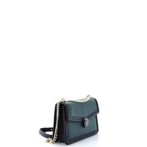 BVLGARI Serpenti Forever Shoulder Bag Quilted Leather