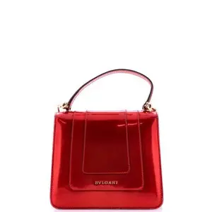 BVLGARI Serpenti Top Handle Bag Patent Small
