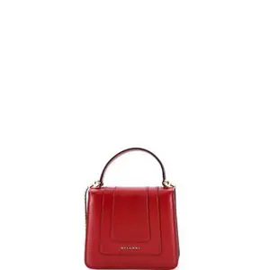 BVLGARI Serpenti Forever Top Handle Bag Leather Small