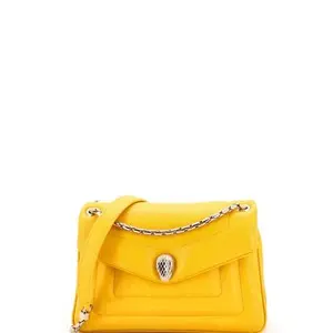 BVLGARI Serpenti Reverse Shoulder Bag Leather - Yellow