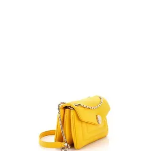 BVLGARI Serpenti Reverse Shoulder Bag Leather