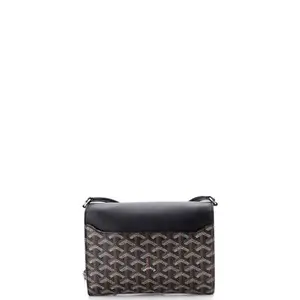 Goyard Chypre Wallet On Strap Coated Canvas With Leather