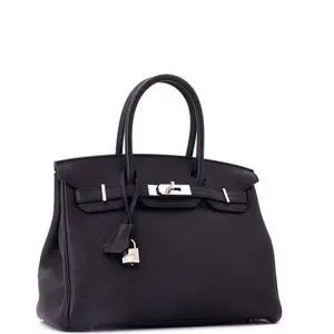 Hermès Birkin Handbag Togo With Palladium Hardware 30 - Black